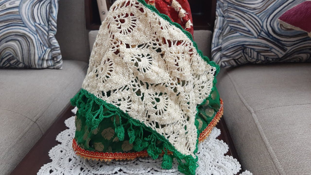 Crochet beautiful shawl design Bangla - 13 | MITUR CROCHET GHAR BANGLA ...
