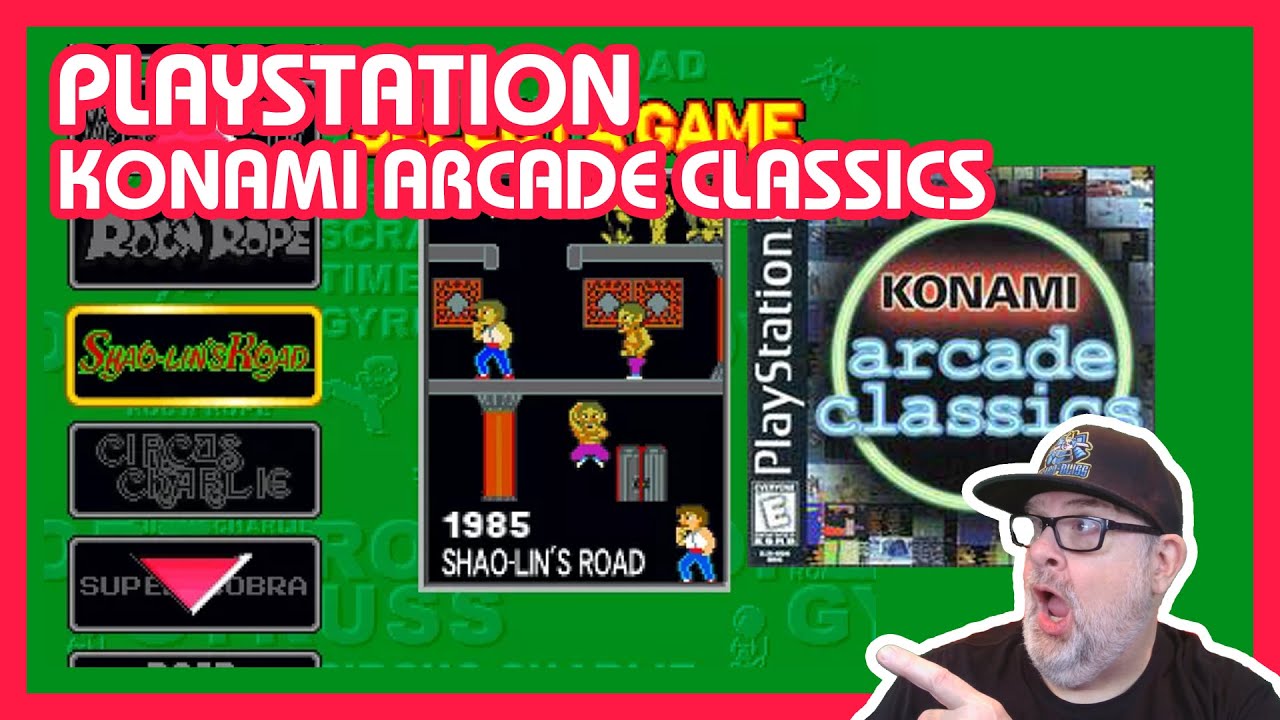 Playstation KONAMI ARCADE CLASSICS! Let's Go! - YouTube