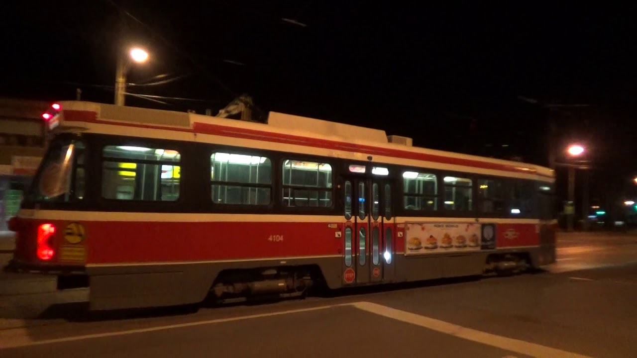 CLRV #4104 arrives at Long Branch Loop - YouTube