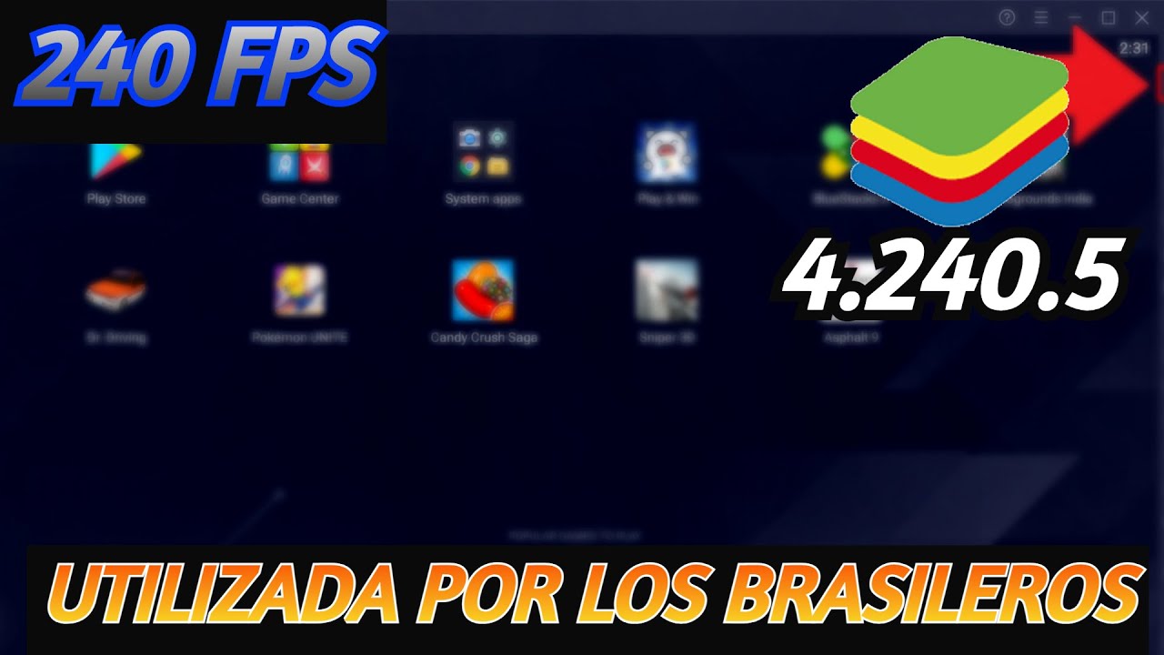 EL MEJOR BLUESTACKS 4.240.5 QUE UTILIZAN LOS BRASILEROS BLUESTACKS ...