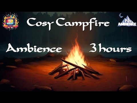 Cosy Campfire Therapy | Ambience | Chill & Study - YouTube