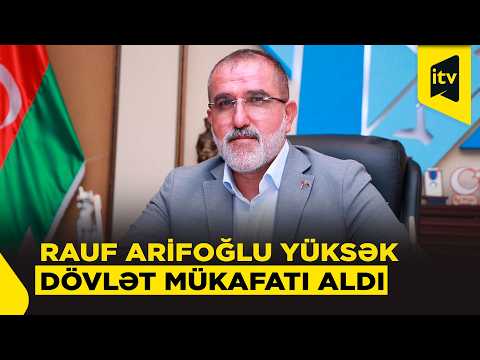 Rauf Arifoğlu 2-ci dərəcəli “Vətənə xidmətə görə” ordeni ilə təltif edildi