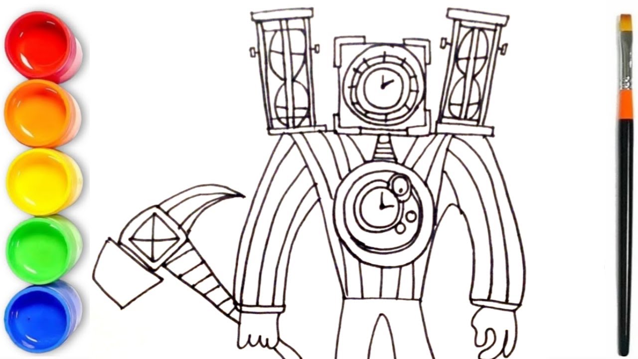 How to Draw Guardian Clockman | Skibidi Toilet - YouTube