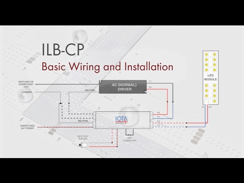 How to Wire and Test an IOTA ILB CP Emergency Driver