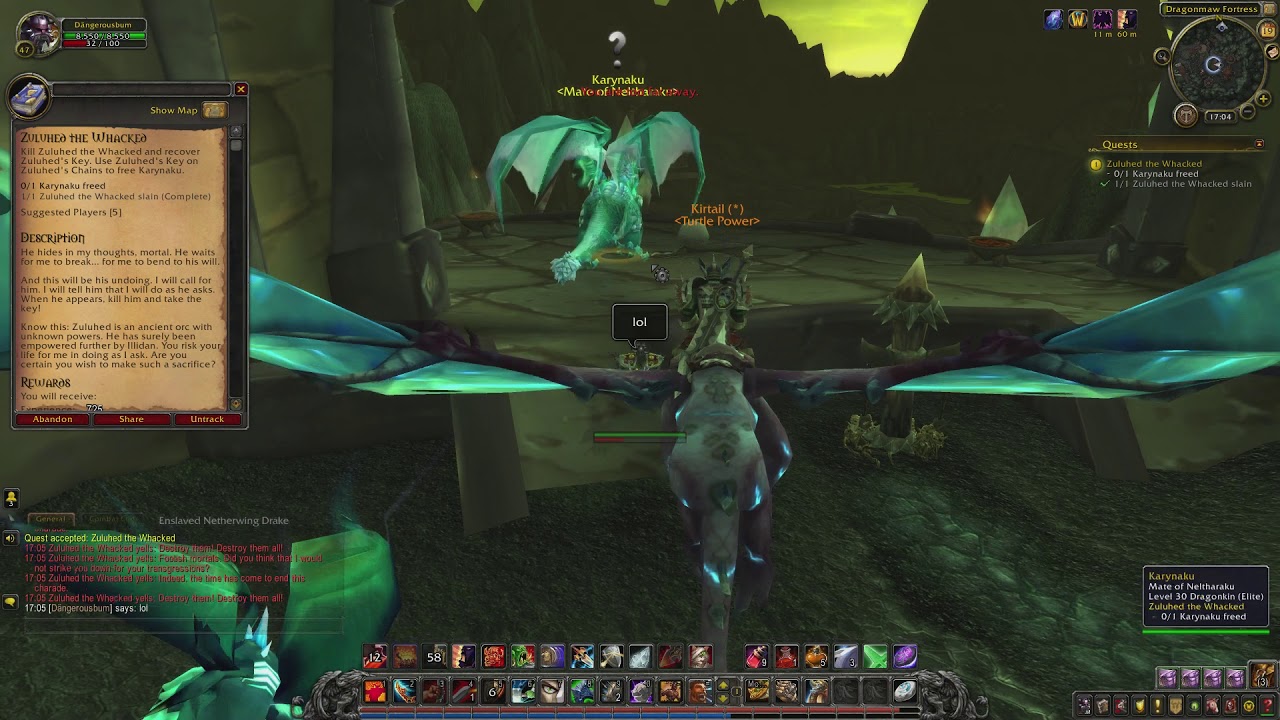 World of Warcraft: Zuluhed the Whacked - Quest ID 10866 (Gameplay ...