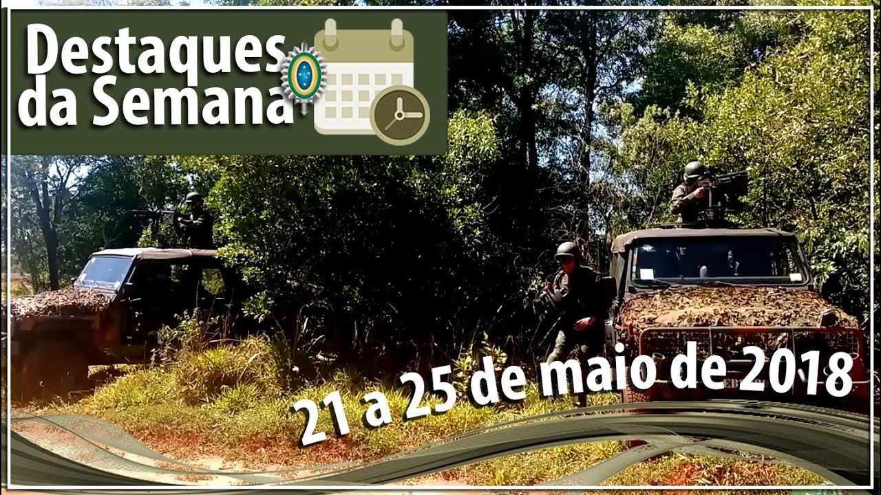 Destaques da semana - 21 a 25 de maio de 2018 - YouTube