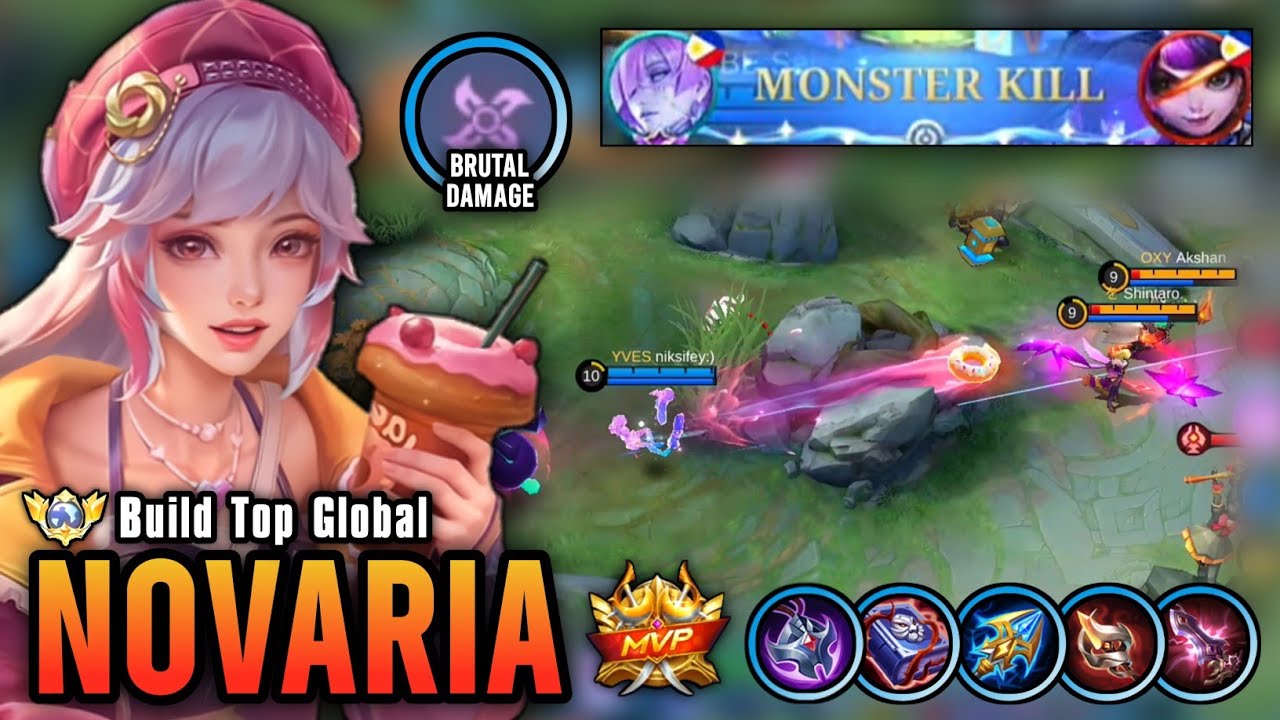 BRUTAL DAMAGE!! NOVARIA BEST BUILD 2024 | TOP GLOBAL NOVARIA GAMEPLAY ...