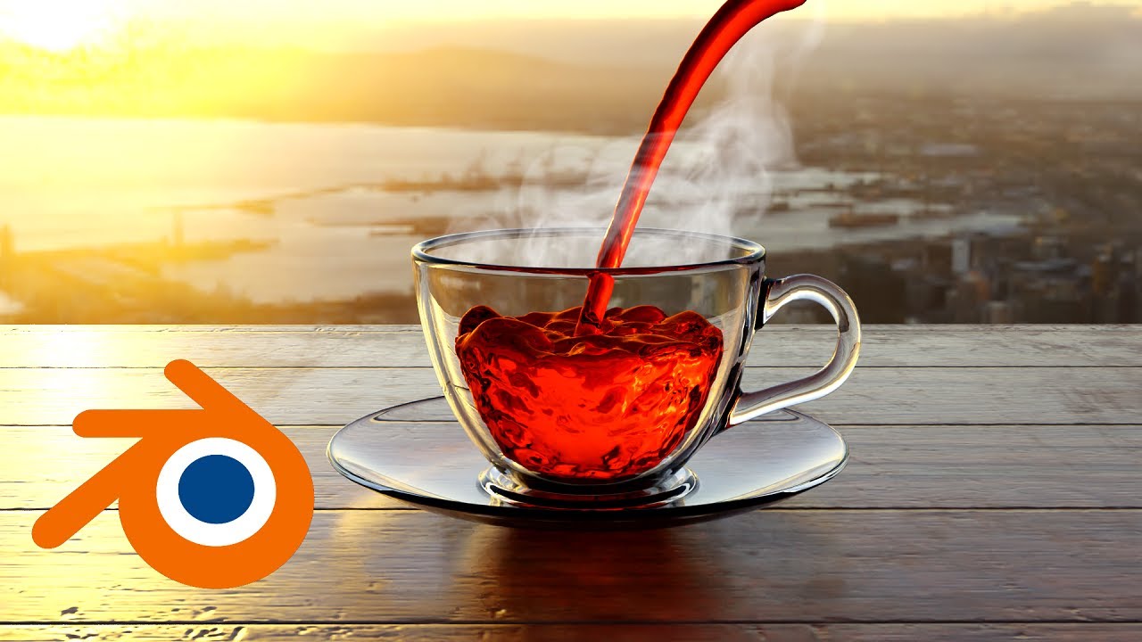 Fluid Simulation | Steam And Tea | Blender 3.1 Tutorial - YouTube