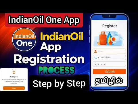 Indian Oil One App Account Registration Full Guide | LPG Booking Tamil