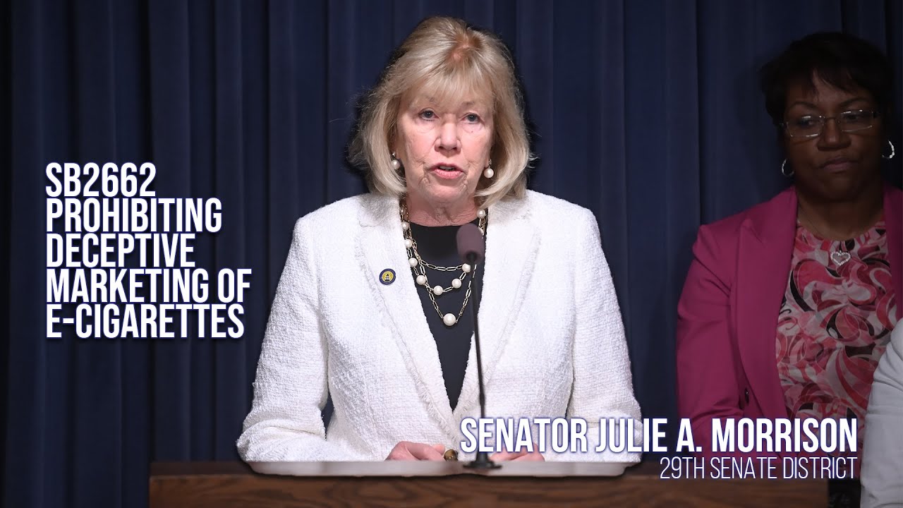 Sen. Morrison Outlines Legislation to Stop E-Cigarettes From Looking ...