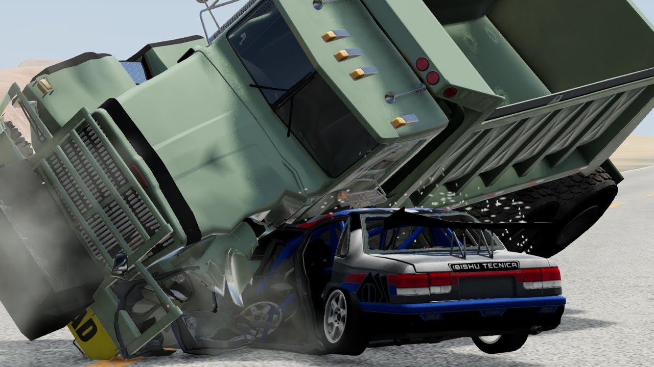 EXTREME CRASHES #1 - BeamNG Drive - YouTube