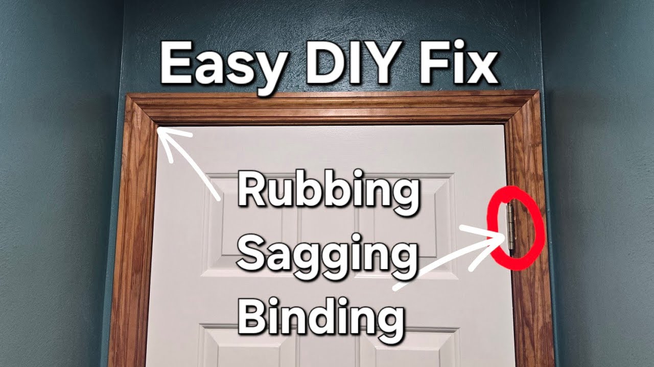 How To Fix Interior Door Alignment DIY - YouTube