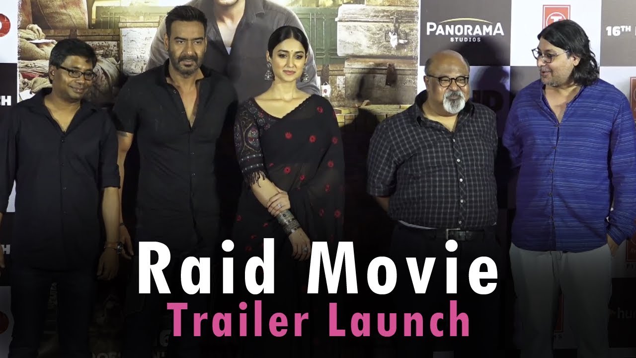 Raid movie trailer launch With star cast #Raid #AjayDevgan #Ileana D ...