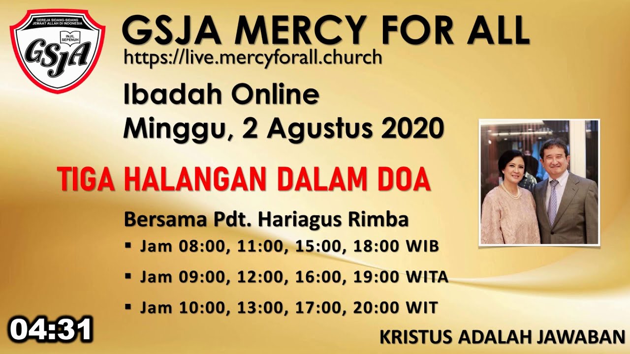 Tiga Halangan Dalam Doa. Cara Hidup yang Memberi Hasil yang Terbaik (7 ...