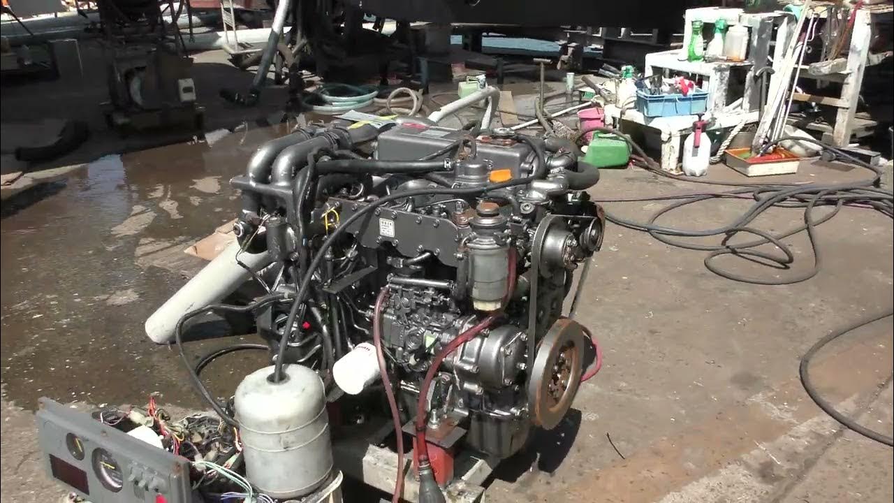 No.4582 ヤンマー 4JH3-DTZA ギアレス 115PS Yanmar - YouTube