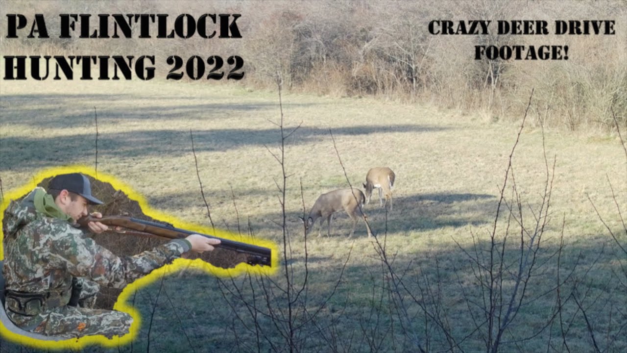 Crazy Deer Drive! Flintlock Hunting PA 2022 - YouTube
