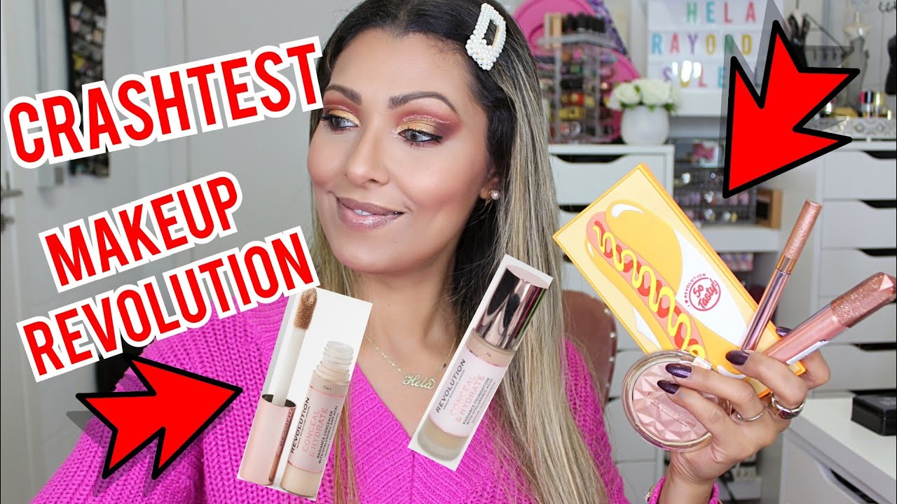 {CRASHTEST} MAKEUP REVOLUTION /Hot Dog Palette, Conceal&Define FDT et ...