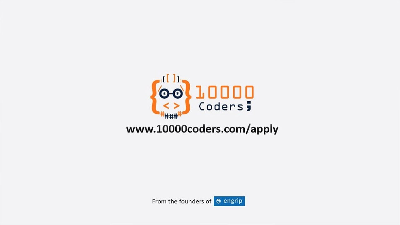 10000 Coders | Get a well-paid tech job in 6 months - YouTube