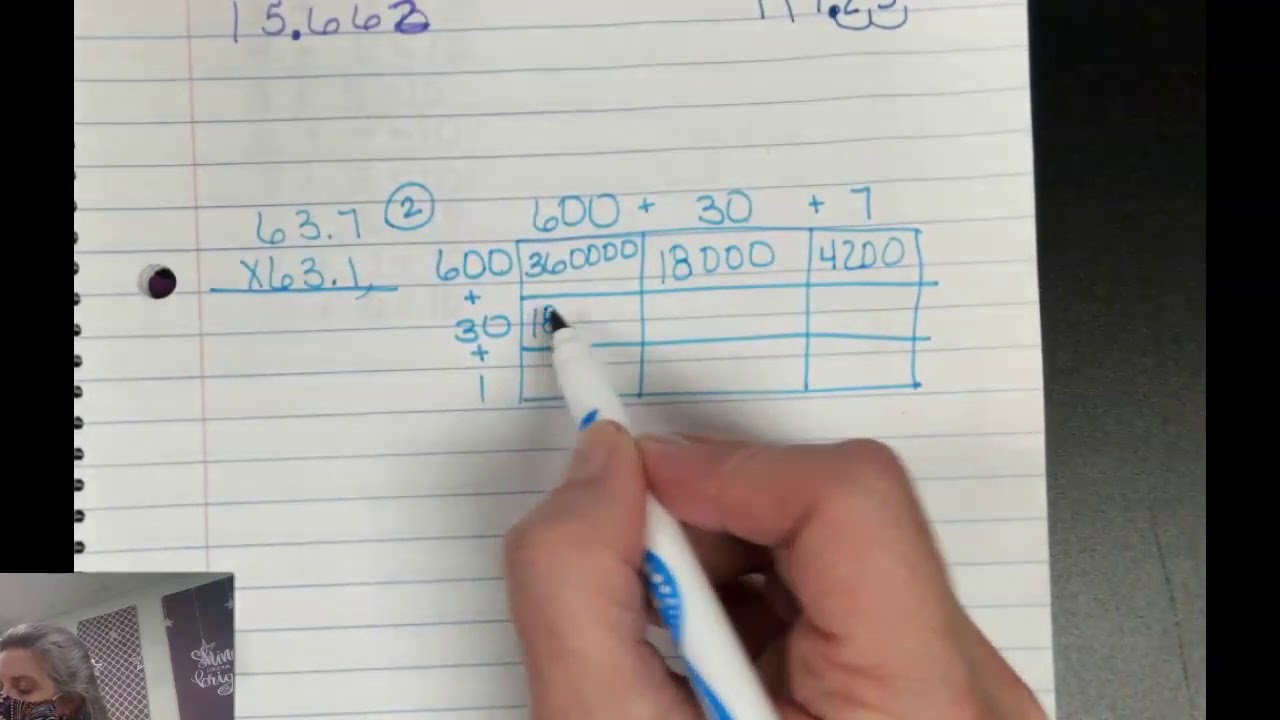 Multiplication With Decimals Box Method YouTube Multiplication With Decimals Box Method YouTube