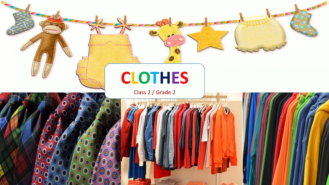 Clothes - Science learning for Class 2/ Grade 2 - YouTube