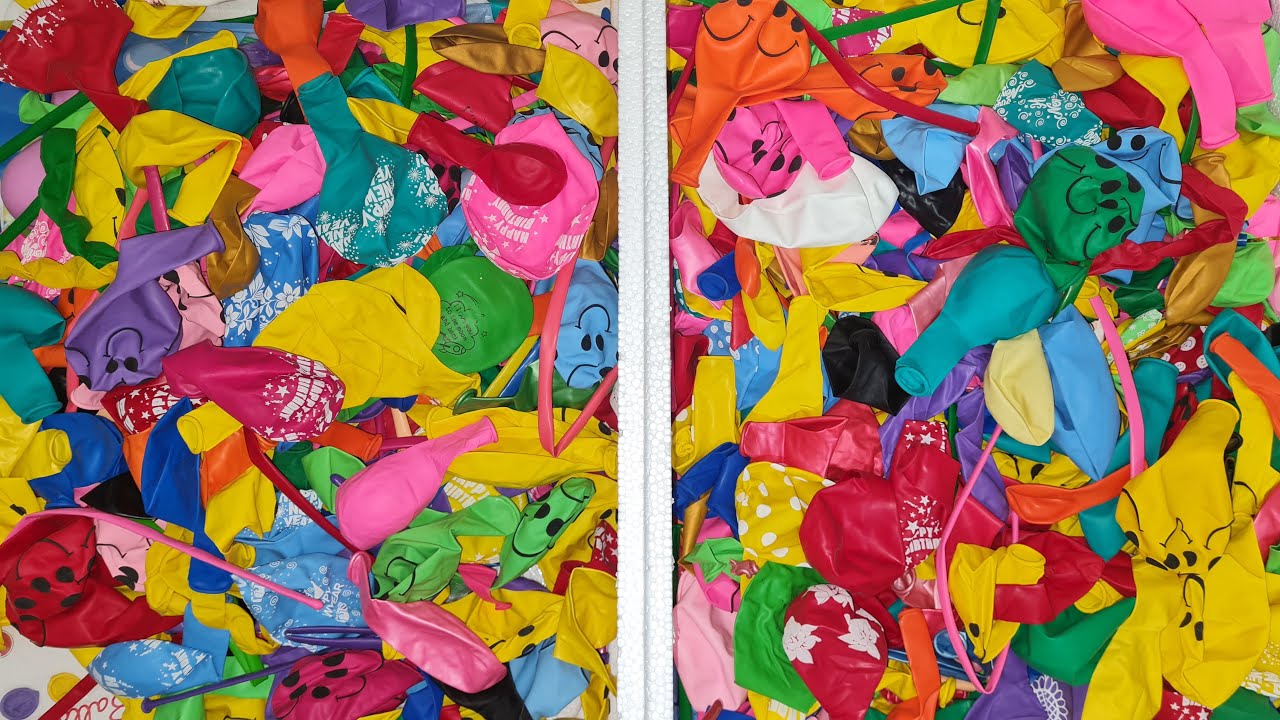 OMG! Wolrd Biggest Balloons Collection! 5k Balloons All Colors&Size ...