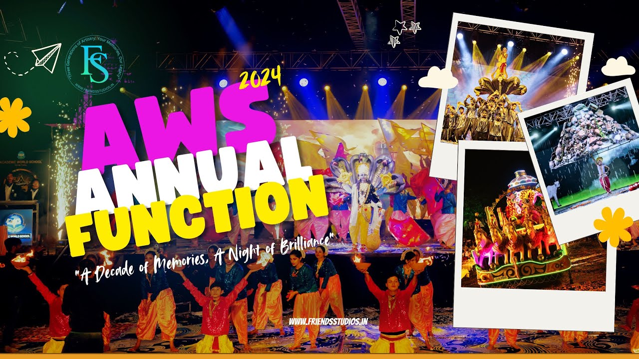 AWS 2024 // ANNUAL DAY FUNCTION // TEASER VIDEO // FRIEND'S STUDIO ...