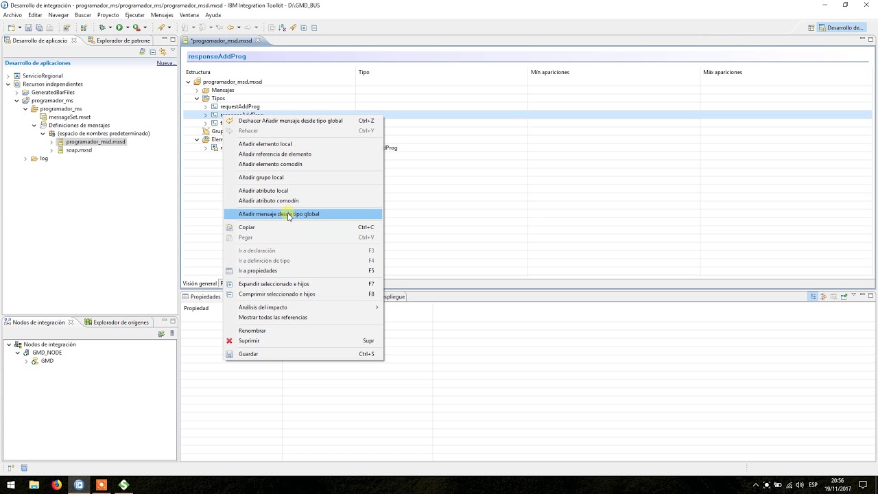 IIB - (BONUS) Crear WSDL con IBM Integration Toolkit - YouTube