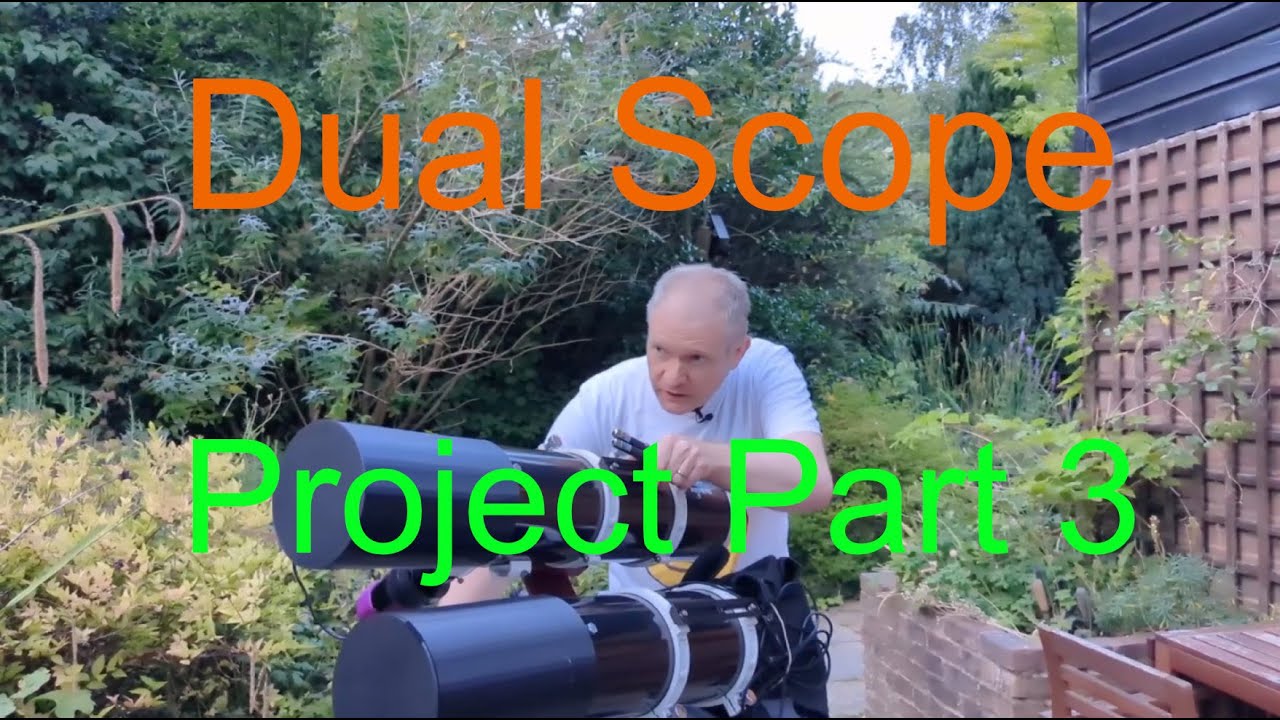 Dual Scope Part3 - I nearly break the secondary mirror! - YouTube