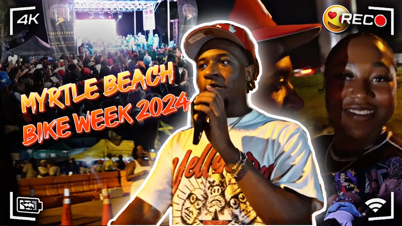 Myrtle Beach BIKE WEEK ‘24 ( CRAZY LIT MUST WATCH ) 😱🔥 - YouTube