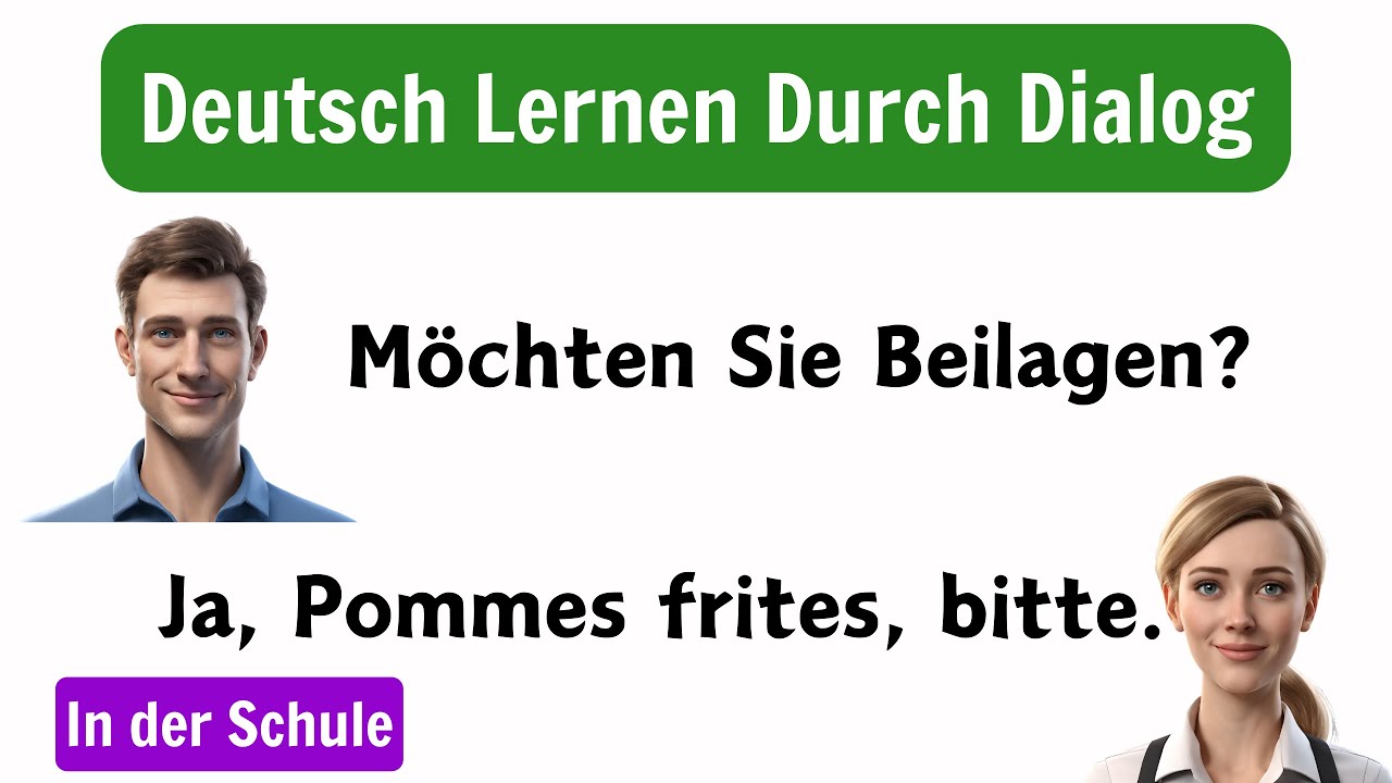 Deutsch Lernen Durch Dialog | Deutsch Für Anfänger | Im Restaurant ...