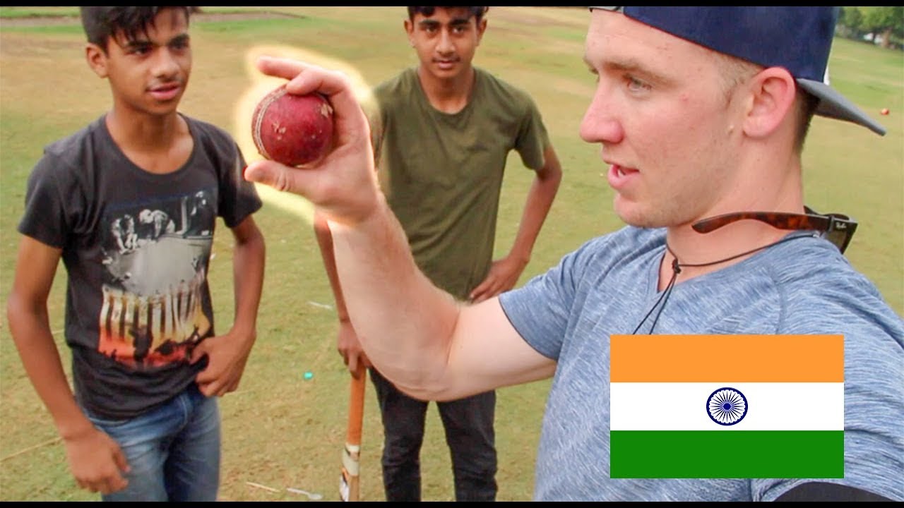 AMERICAN playing CRICKET in INDIA! - YouTube