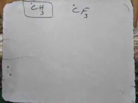 Type of hybridization in CH3 and CF3 free radicals.. - YouTube