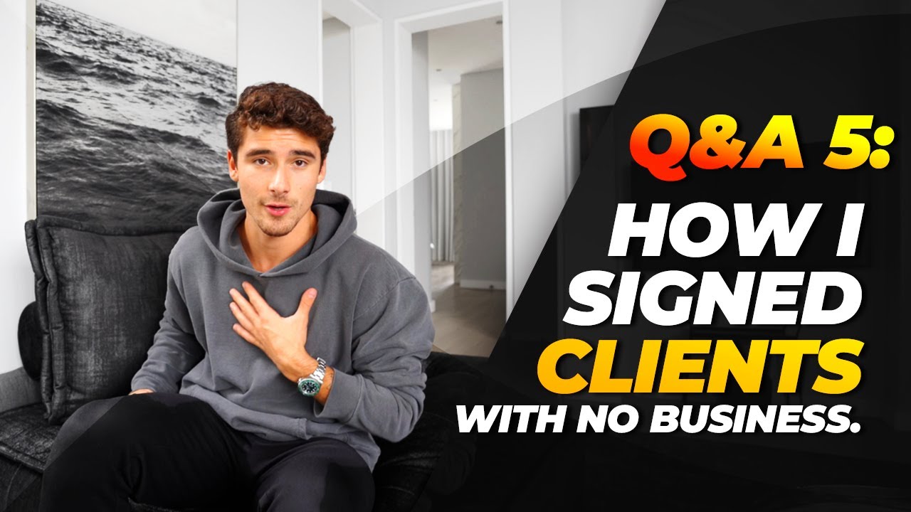 Q&A: How I Signed Clients Without A Registered Business - YouTube