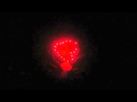 Red Heart Shape Rocket by Epic Fireworks - YouTube