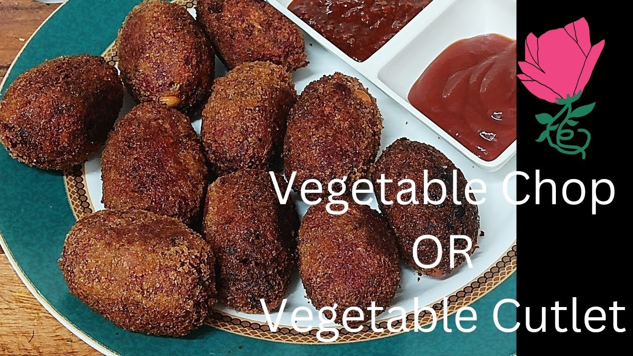 Crispy Vegetable Chop Recipe/Vegetable Cutlet Recipe/Street Style ...