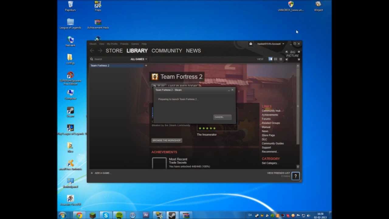 TF2 Achievement & Item hack - YouTube