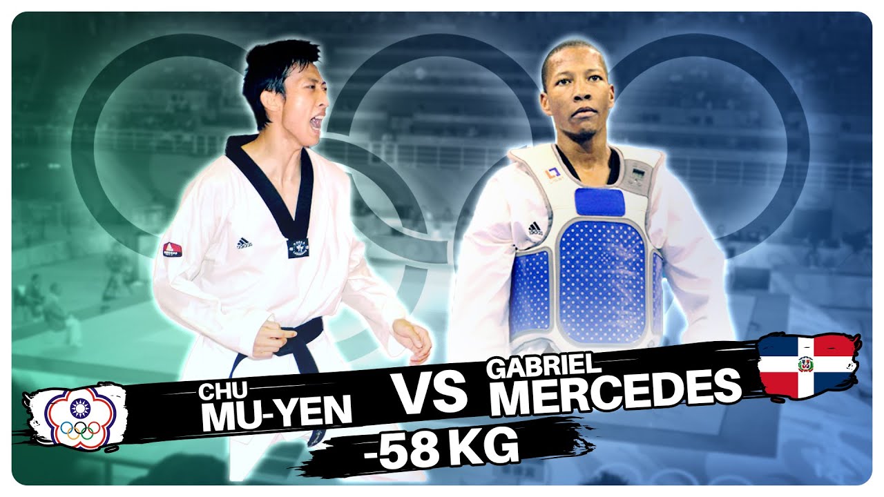 Taekwondo Olympics - Beijing 2008 - Chu Mu Yen vs. Gabriel Mercedes ...