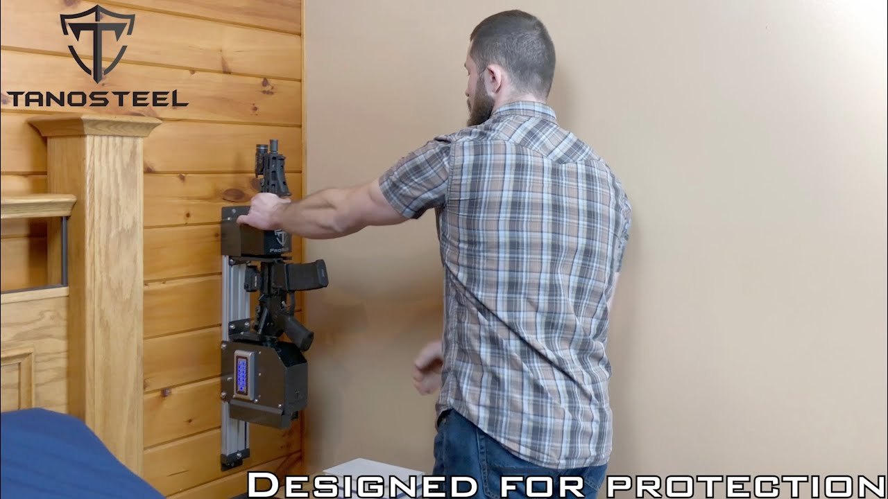 ProRack Rapid Access RFID Gun Rack by Tanosteel - YouTube