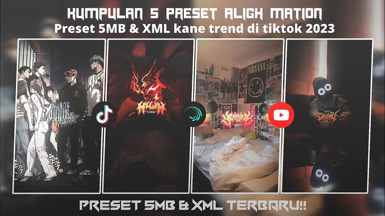 Preset di bawah 5mb + Xml || sound lgi trend di tiktok🔥 - YouTube