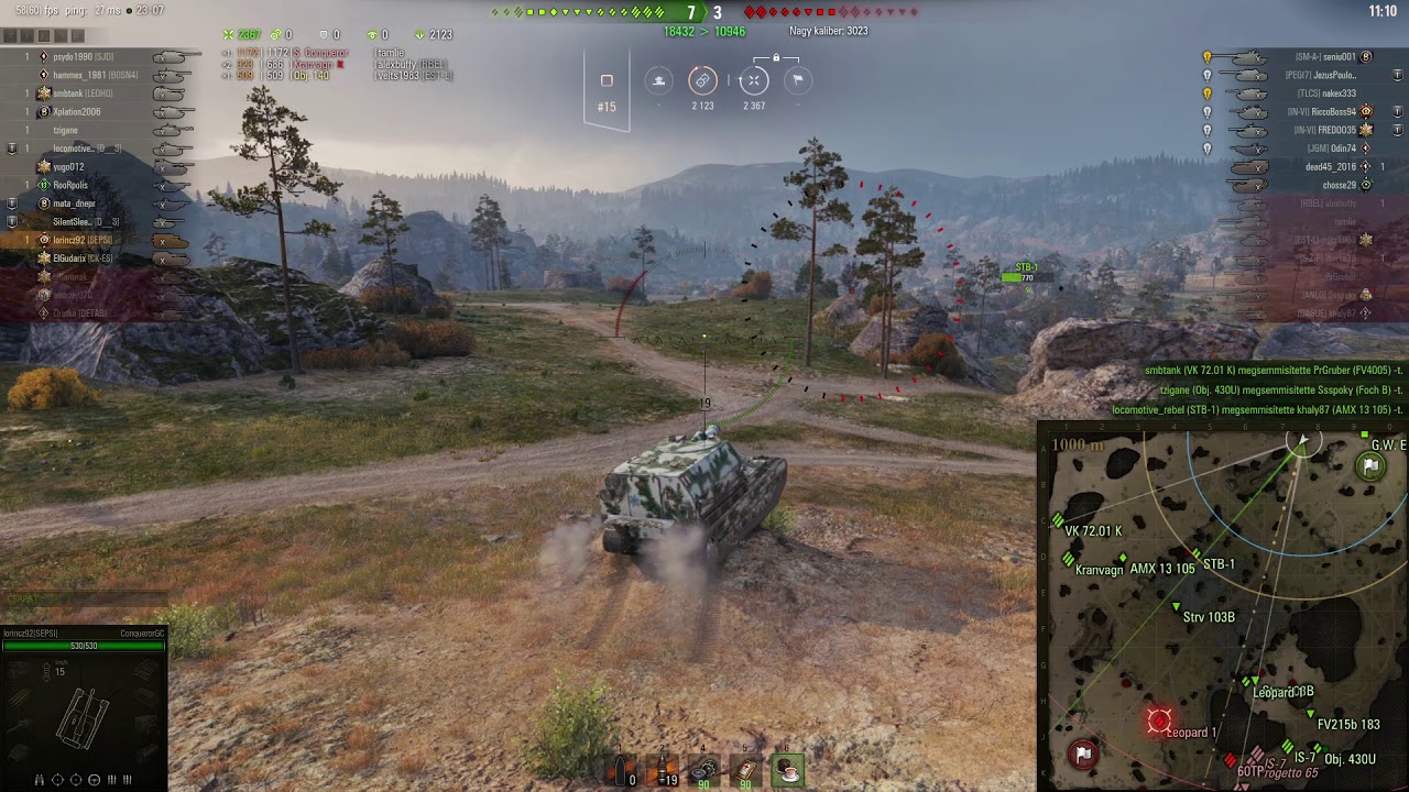 Conqueror GC SPG-15 for T55A - YouTube