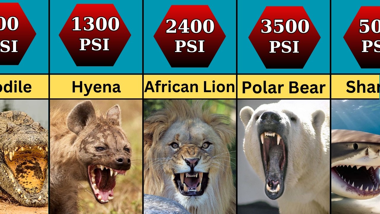 Bite Force CHAMPIONS of the Animal Kingdom! - YouTube