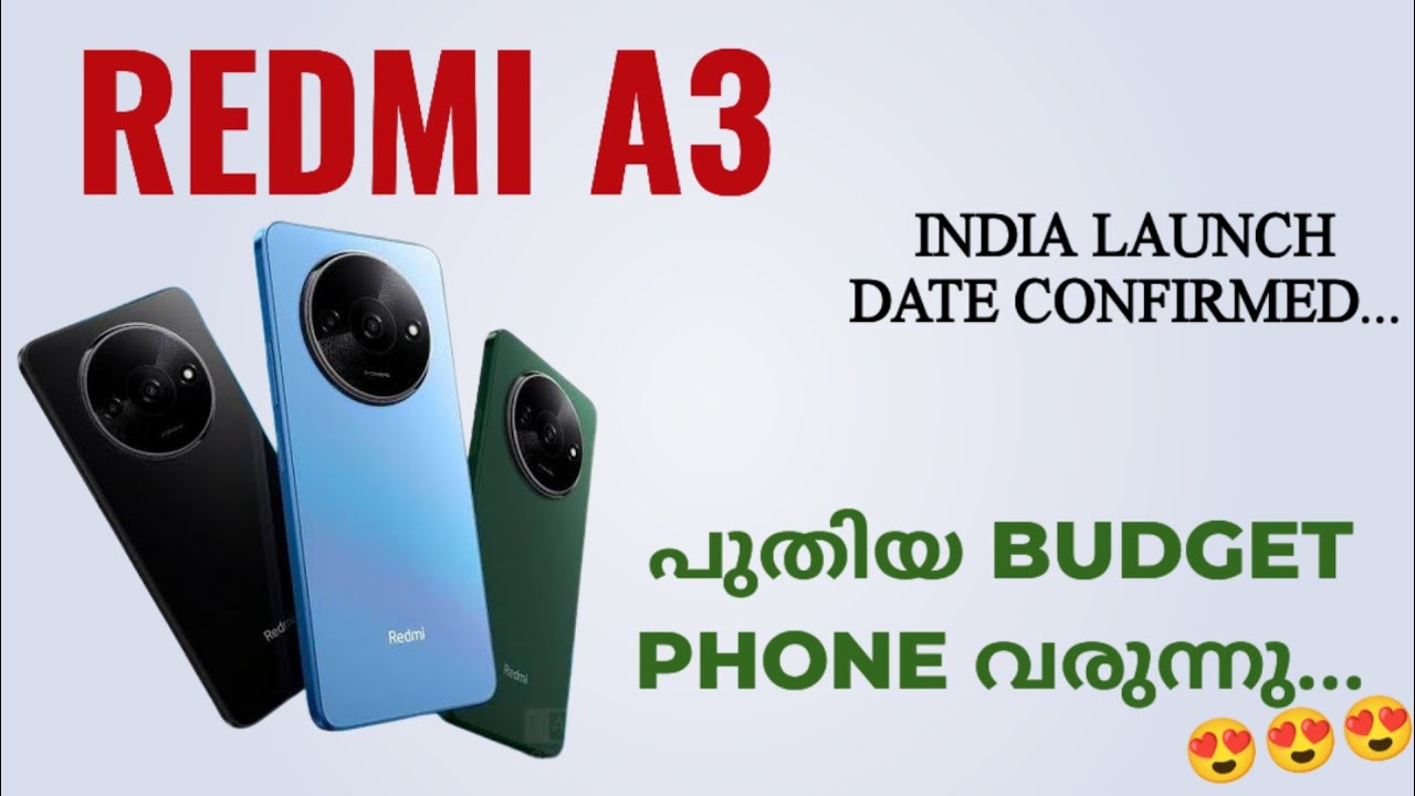 Redmi A3 India Launch Date Confirmed | Spec Review Features ...