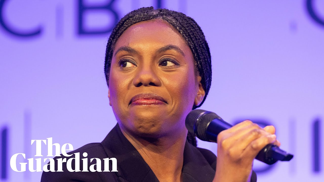 Peter Kyle and Kemi Badenoch address business leaders at the CBI ...