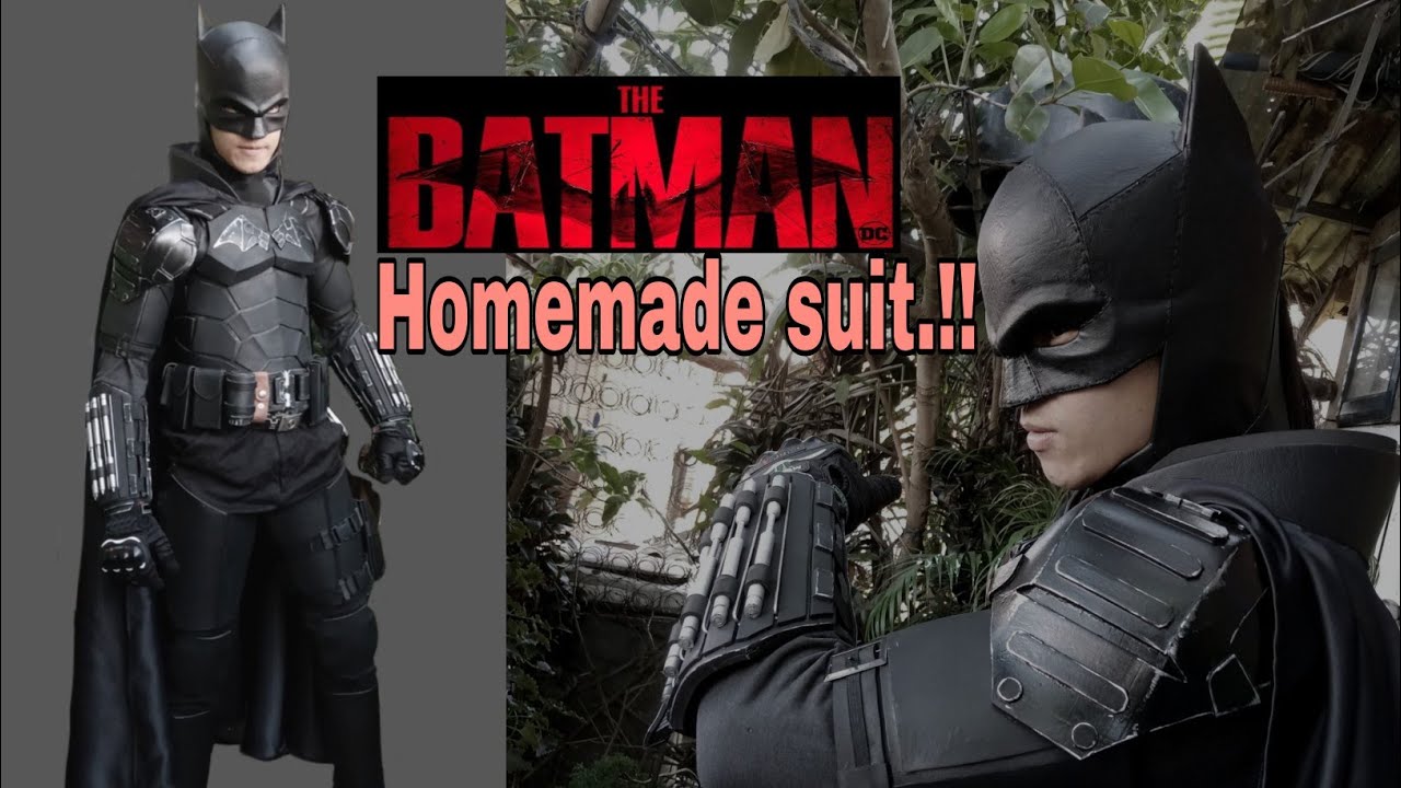 HOME MADE| The BATMAN SUIT| Robert Pattinson - YouTube