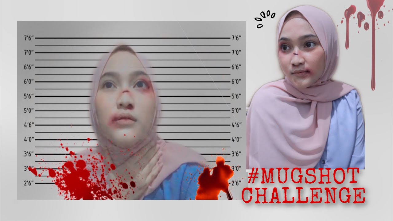 CARA BIKIN MUGSHOT MAKEUP CHALLENGE GAMPANG BANGET ! - YouTube