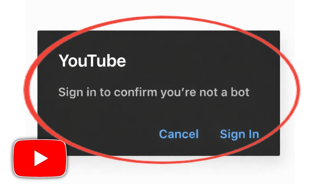 YouTube Sign in to confirm you're not a bot Problem || (Solution) - YouTube