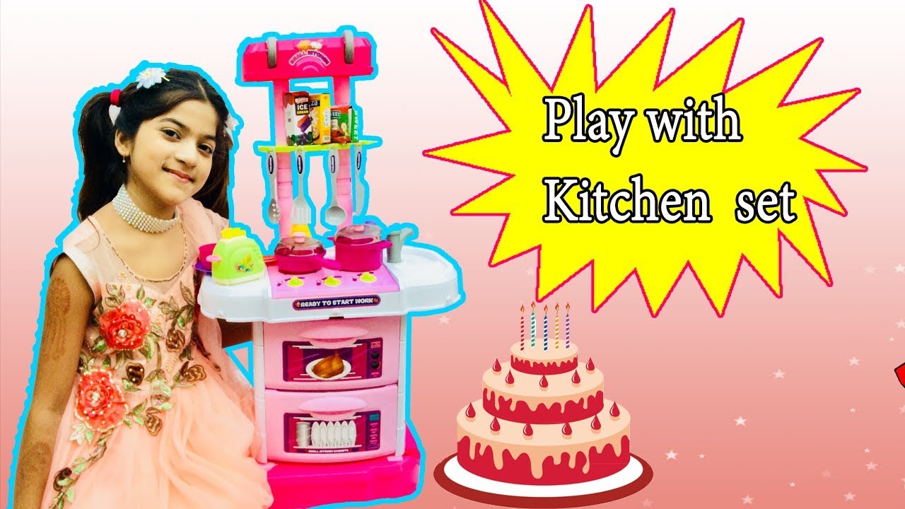Play With Kitchen Set - YouTube