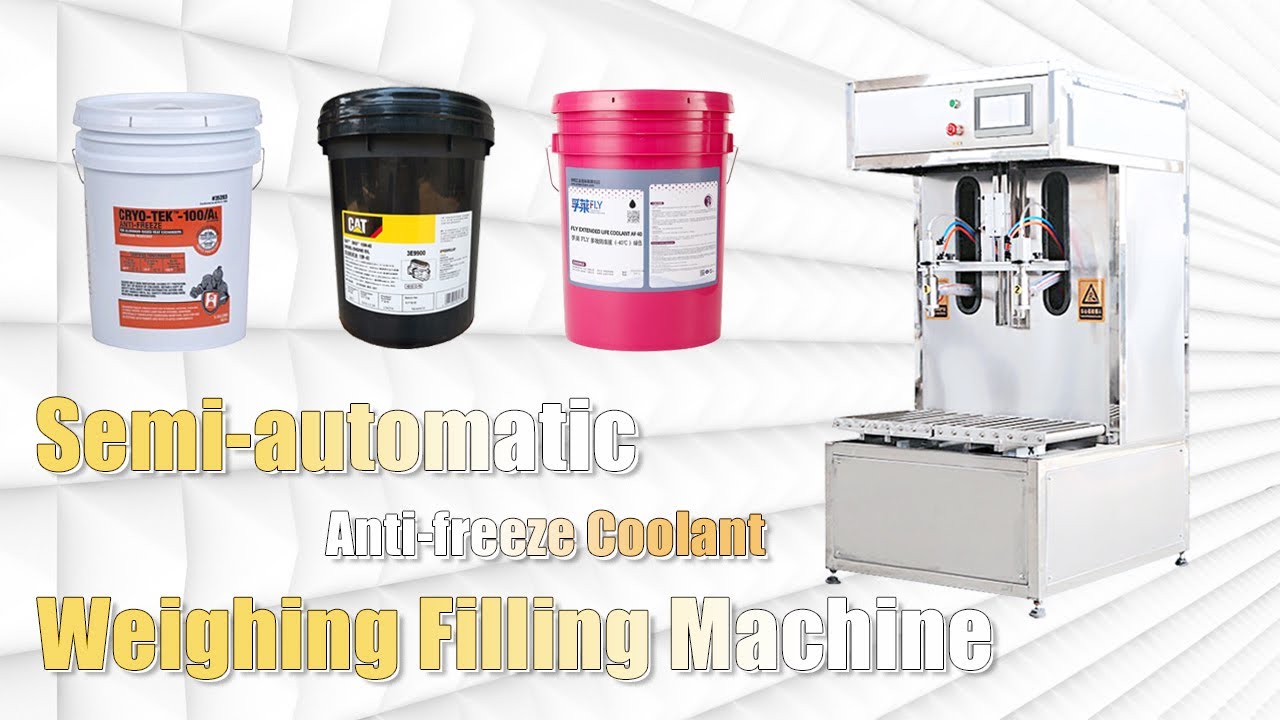 HYWF-30S Semi automatic Anti freeze Coolant Weighing Filling Machine ...