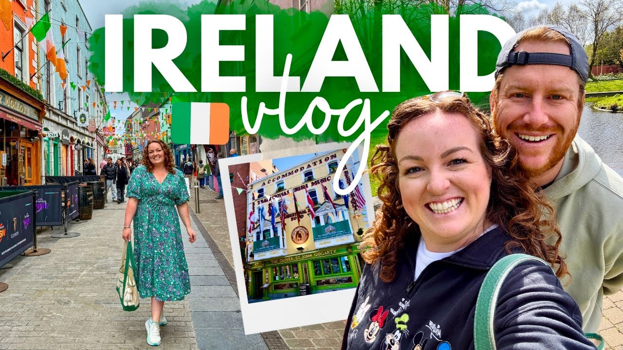 IRELAND VLOG! 🇮🇪 Dublin, Galway & Cork 🍀 City Tour Road Trip 🍻 Pubs ...
