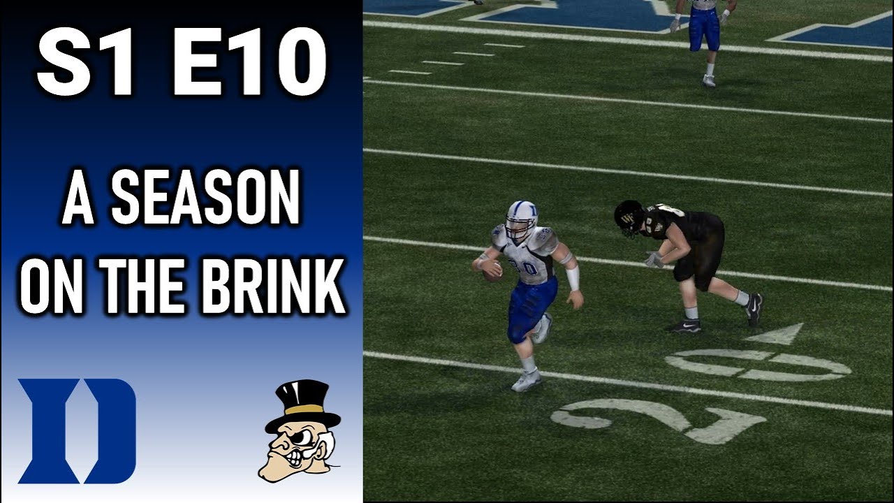 Duke vs Wake Forest - S1 E10 - NCAA Football 06 Dynasty - YouTube